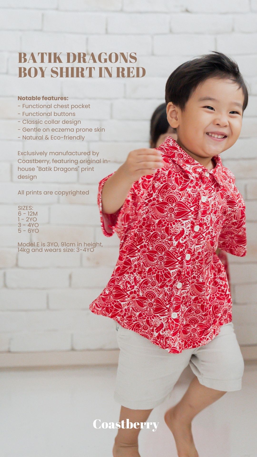 Tale Of The Batik Dragons - Coastberry Apparel for Lunar New Year 2024